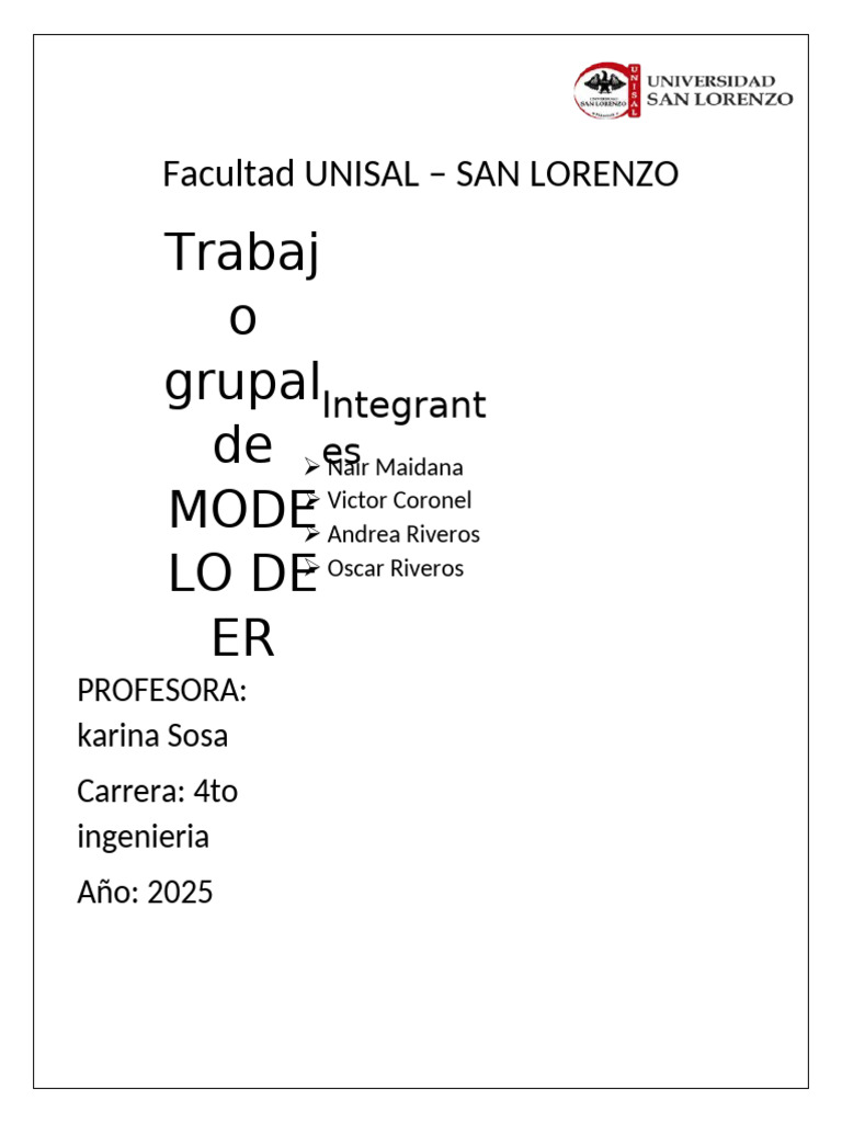 Modelos ER en Diseño de Bases de Datos | PDF | Bases de datos | Software