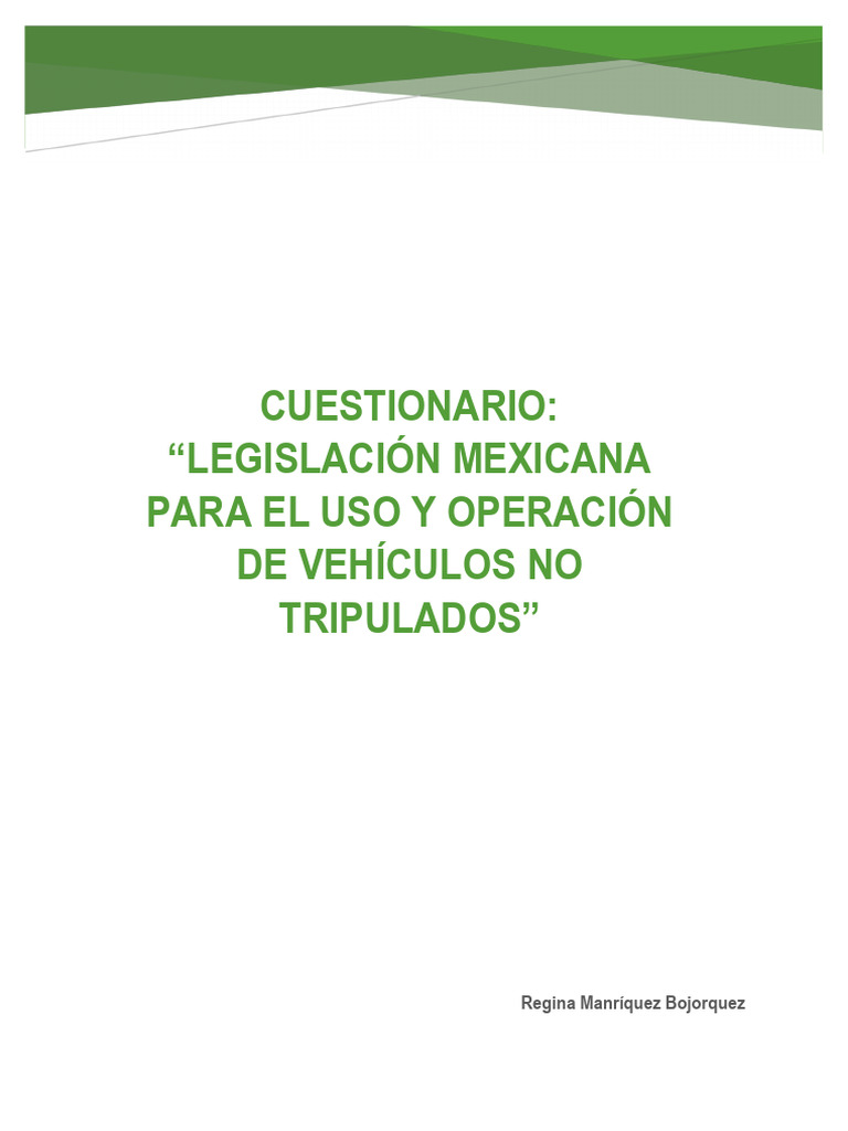 NOM-107-SCT3-2019: RPAS en México | PDF | Vehículo aéreo no tripulado ...