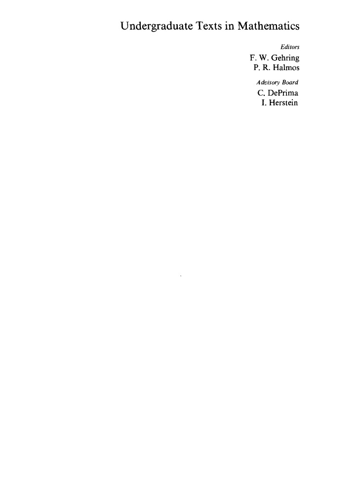 UTM A Concrete Introduction To Higher Algebra | PDF