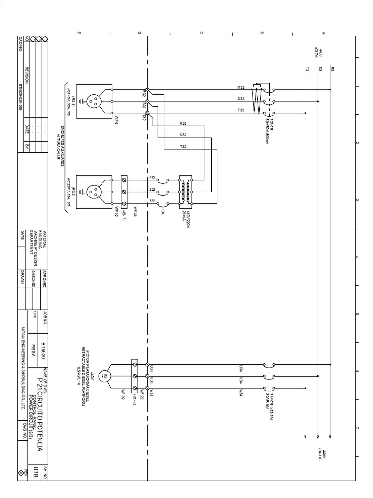 Hoja 3B Circuito de Potencia (Existente) | PDF