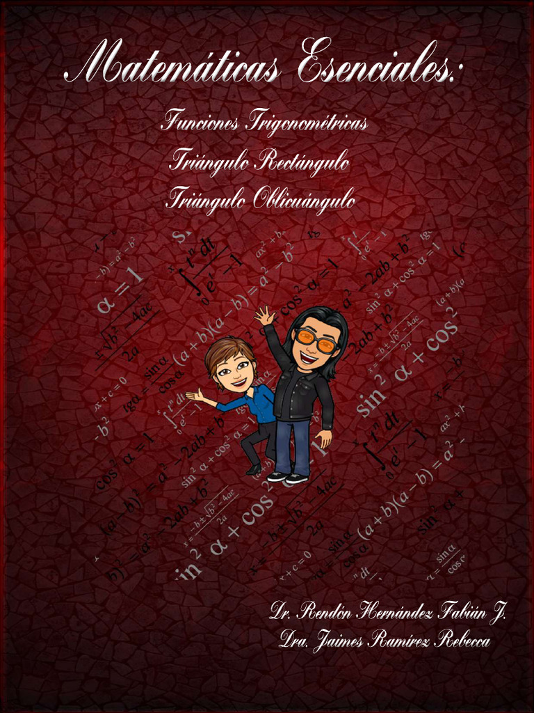 Matemáticas Esenciales Fuciones Trigonométricas, Triangulo Rectangulo, Triangulo Oblicuangulo ...