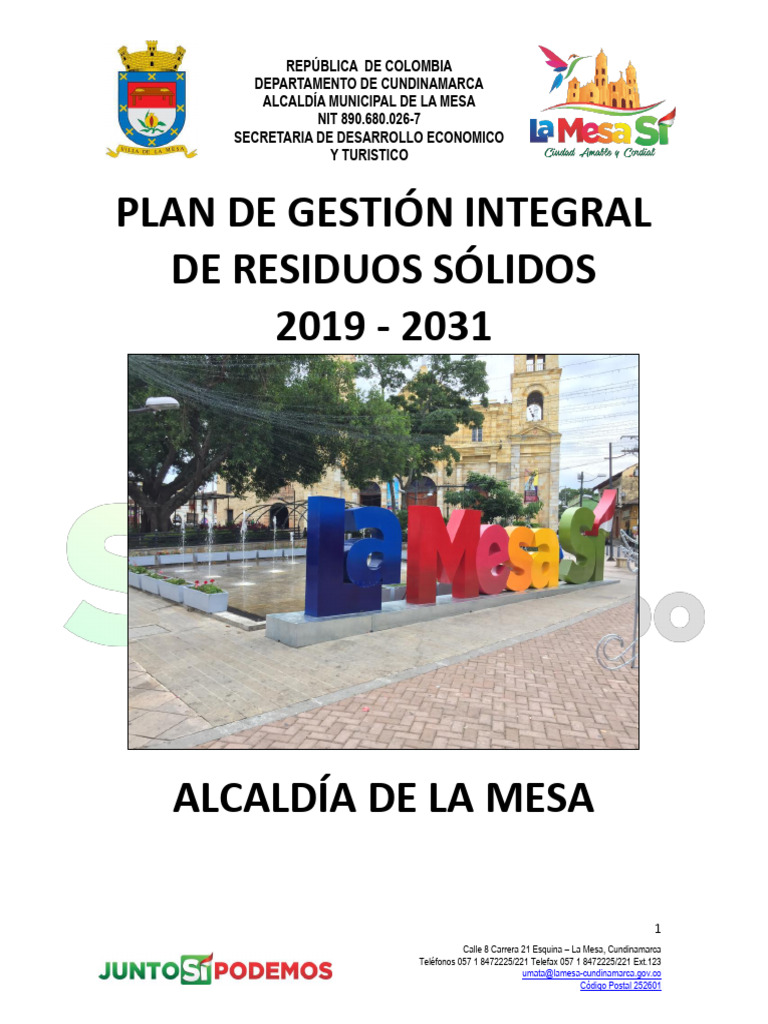 PGIRS | PDF | Residuos | Gestión de residuos