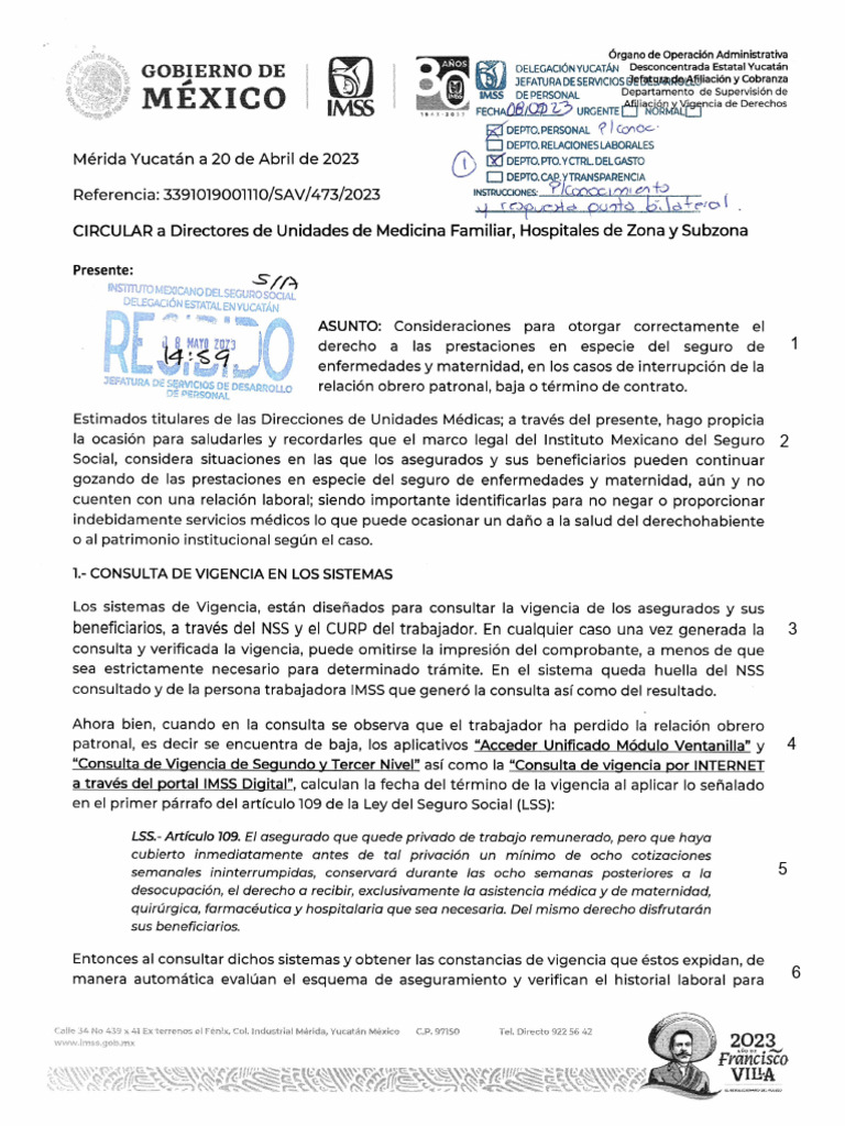 Atención Medica Del 08 Suplente (30 Días Post Al Term de Su Ultimo Contrato) (Numerado) | PDF