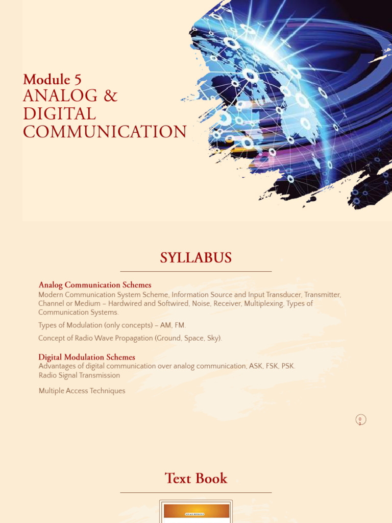 Module 5 Communication Systems | PDF | Modulation | Communications System