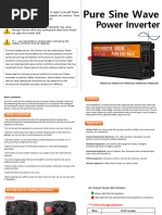 Power Inverter User Manual | PDF | Power Inverter | Direct Current