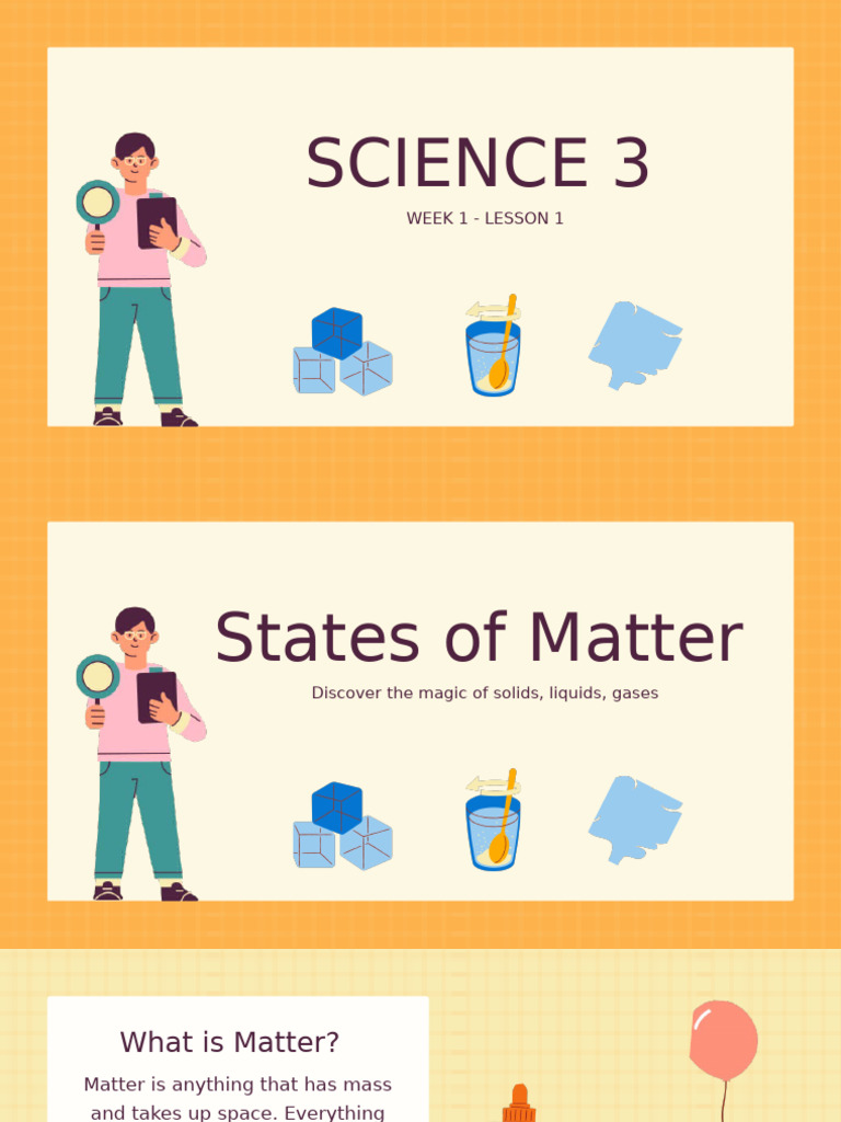q1 Science Phases of Matter | PDF
