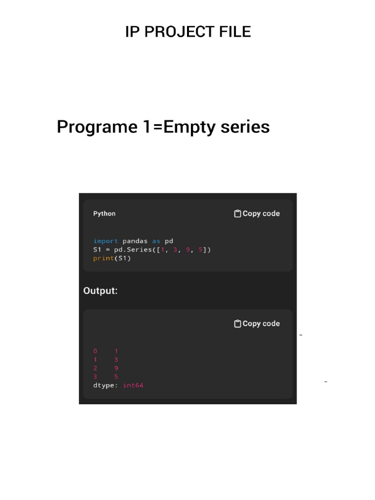 Ip Project File | PDF