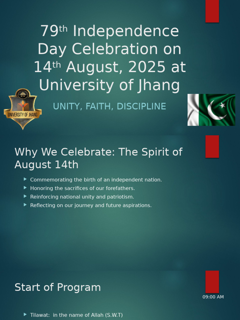 79th Independence Day Program at UJ | PDF