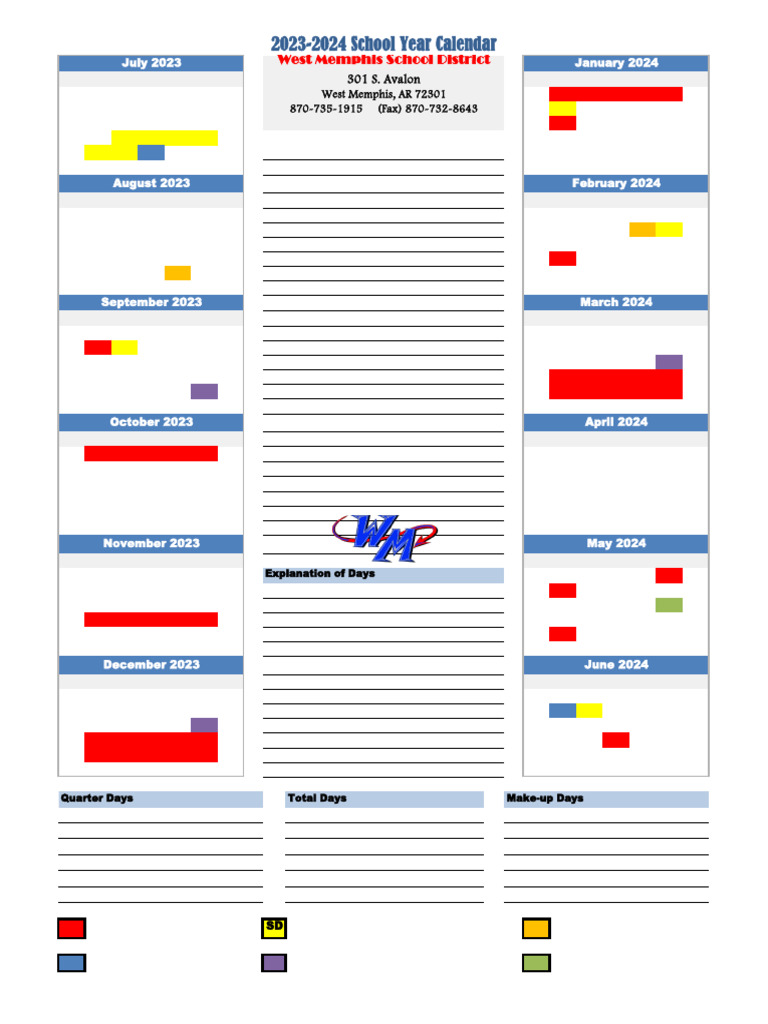 Final 23-24 School Calendar (Year Round) | PDF | Entertainment Events ...