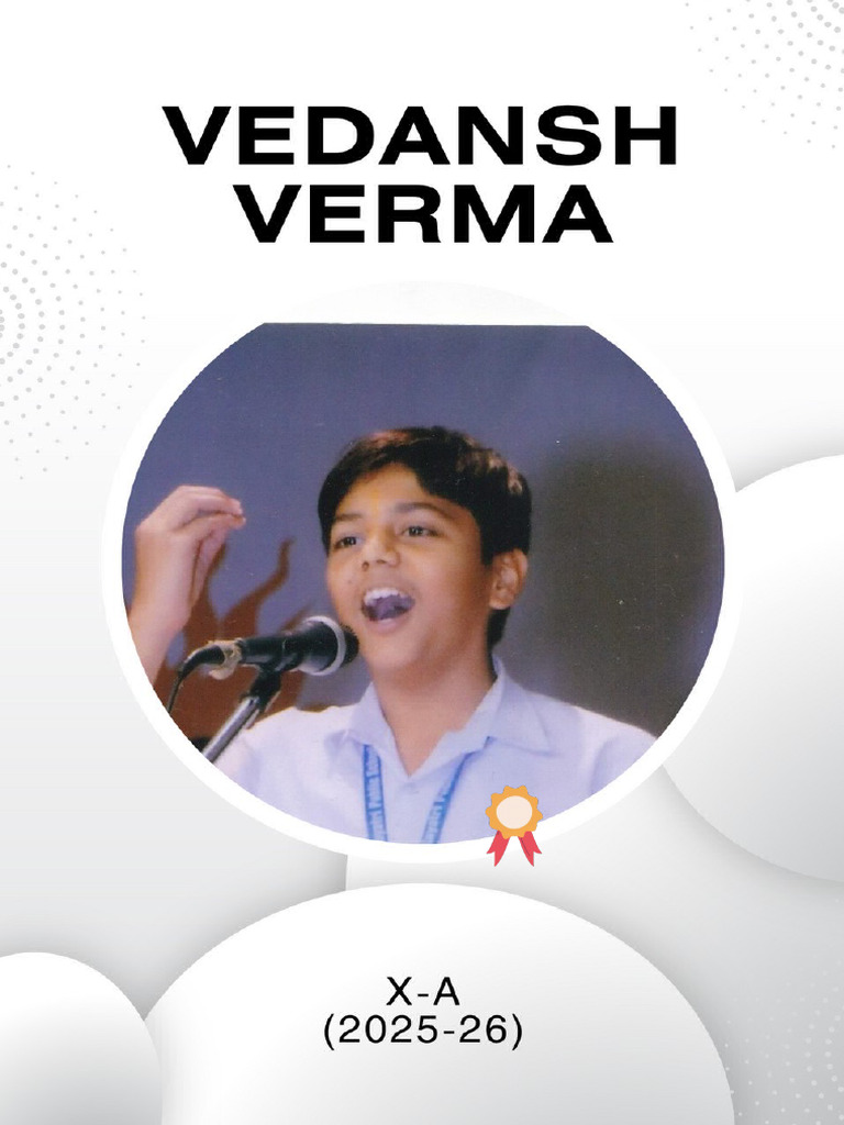 Portfolio Vedansh Verma | PDF