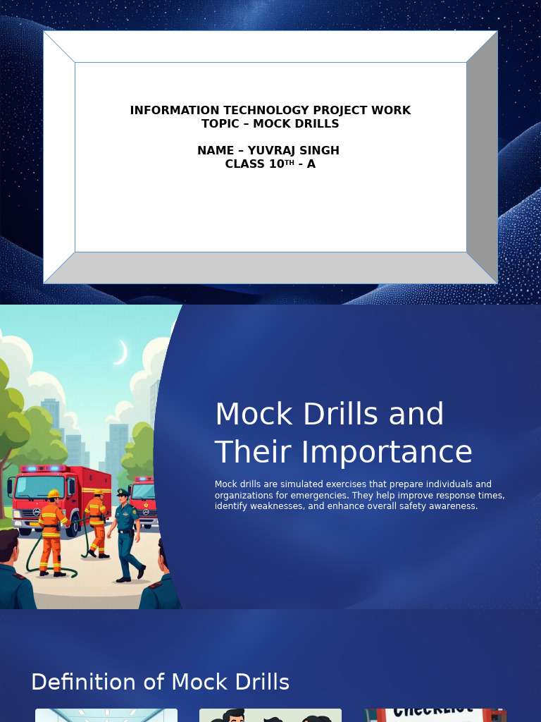 Importance and Types of Mock Drills | PDF | Emergency Management ...