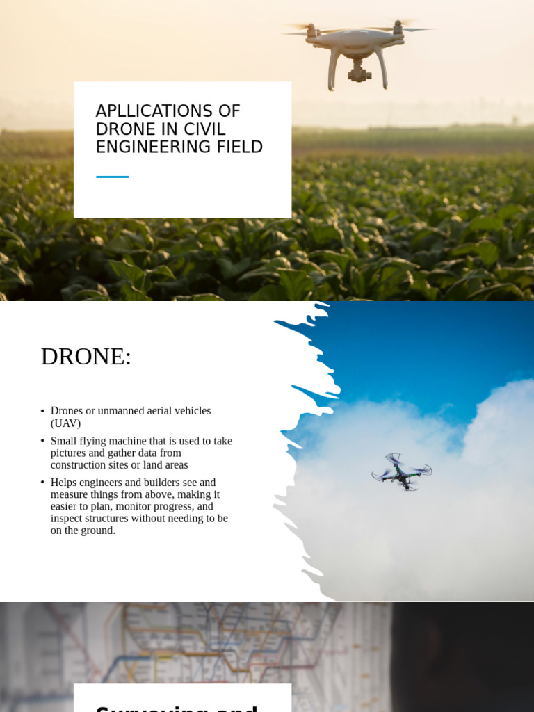 Drone Applications in Civil Engineering | PDF | Unmanned Aerial Vehicle ...
