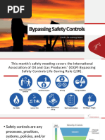 LSR Bypassing Safety Controls Toolbox Talk | PDF | Safety ...