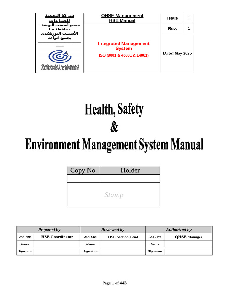 HSE Manual | PDF | Driving | Driver's License