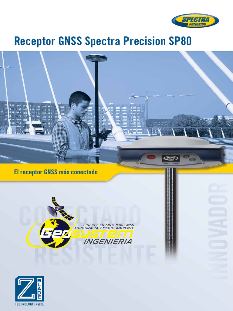 Receptor GNSS Spectra SP80: Innovación y Conectividad | PDF | Sistema ...