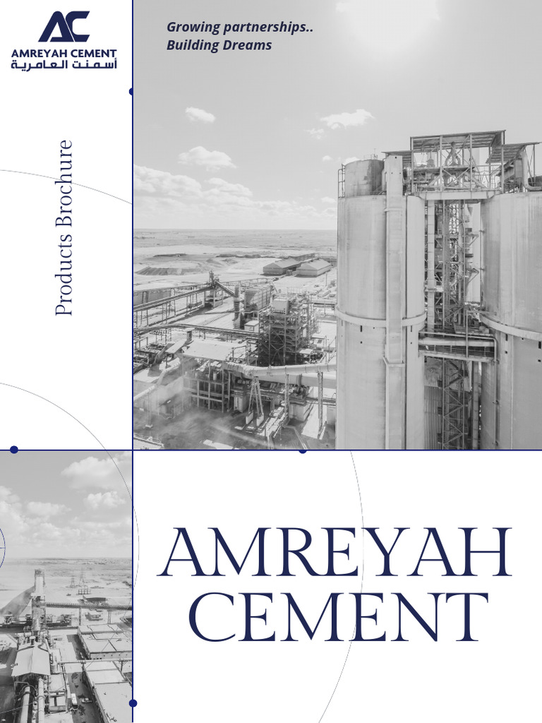 Amreyah Cement Product Overview | PDF | Concrete | Cement