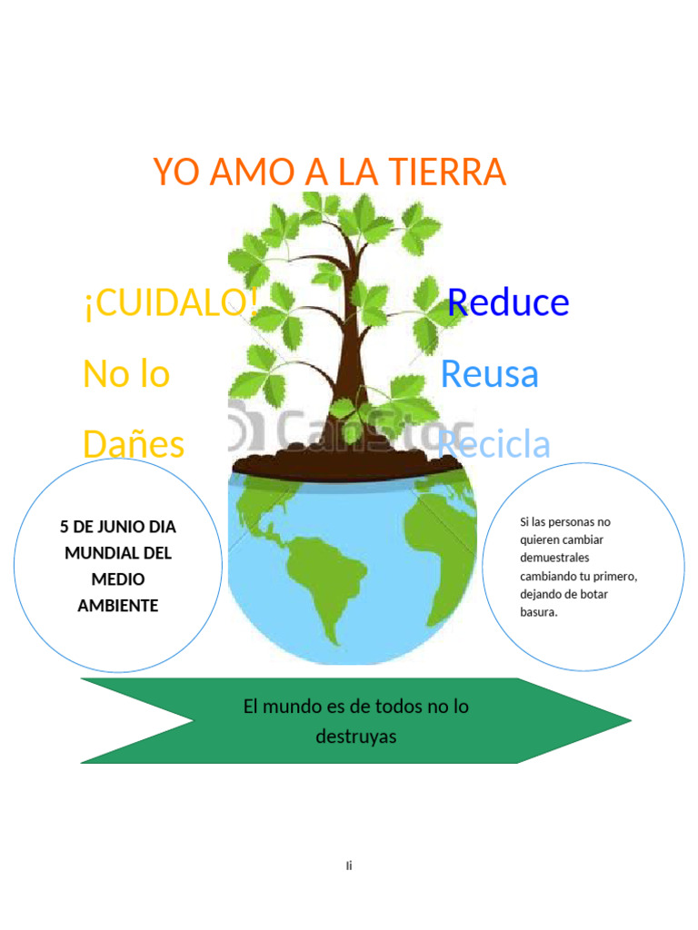 Cuida la Tierra: Reduce, Reusa, Recicla | PDF