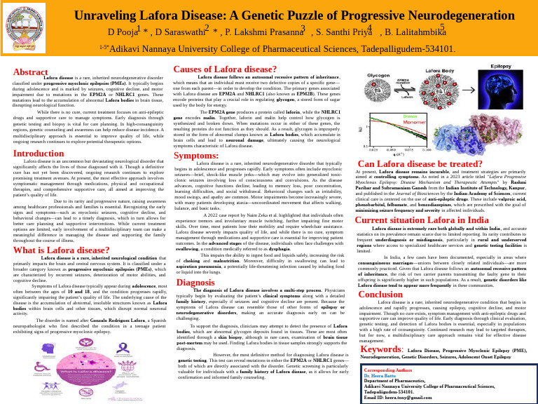 Causes of Lafora Disease? | PDF | Medicine | Clinical Medicine