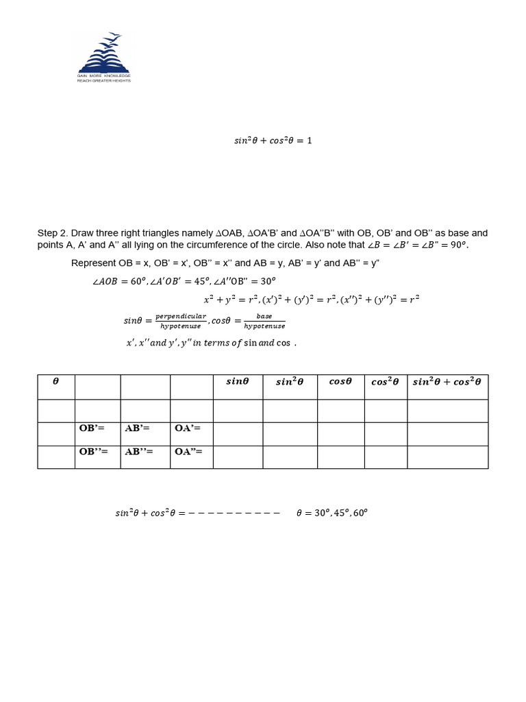 Lab Activity7 Introtrig | PDF