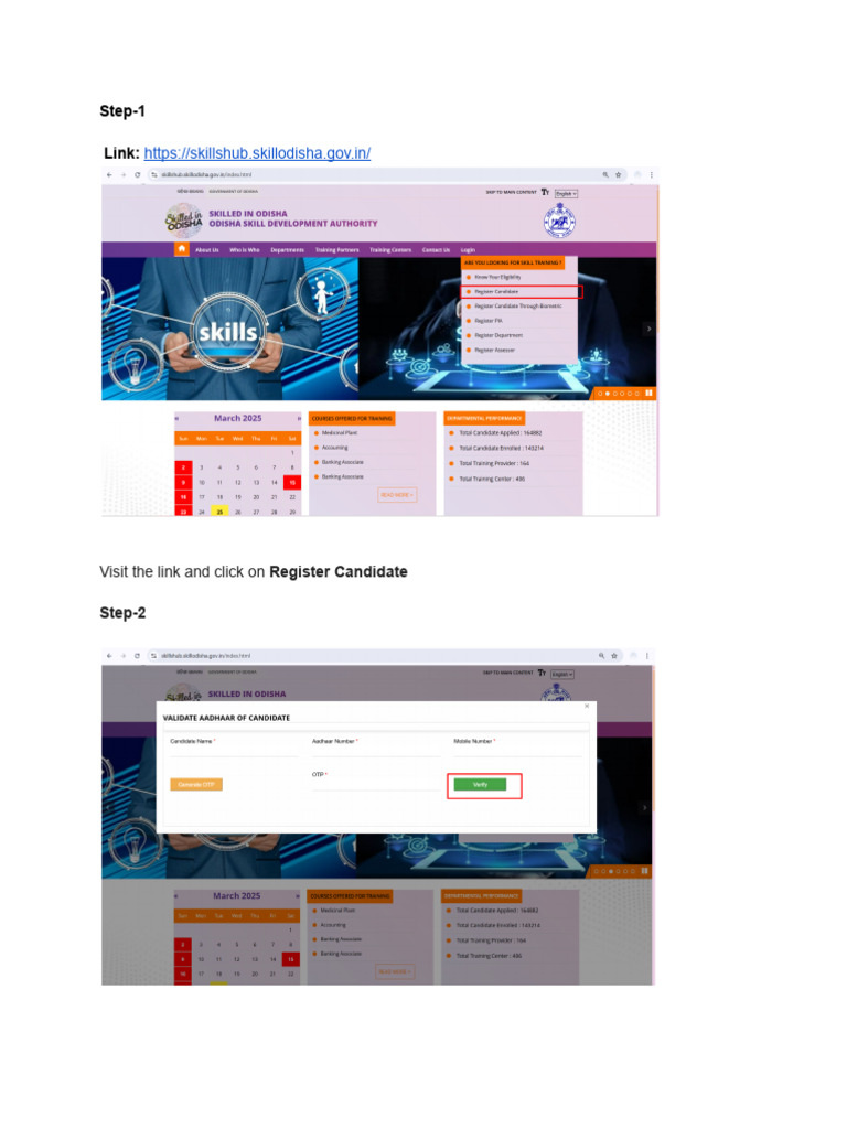 Skillhub Registration Process | PDF