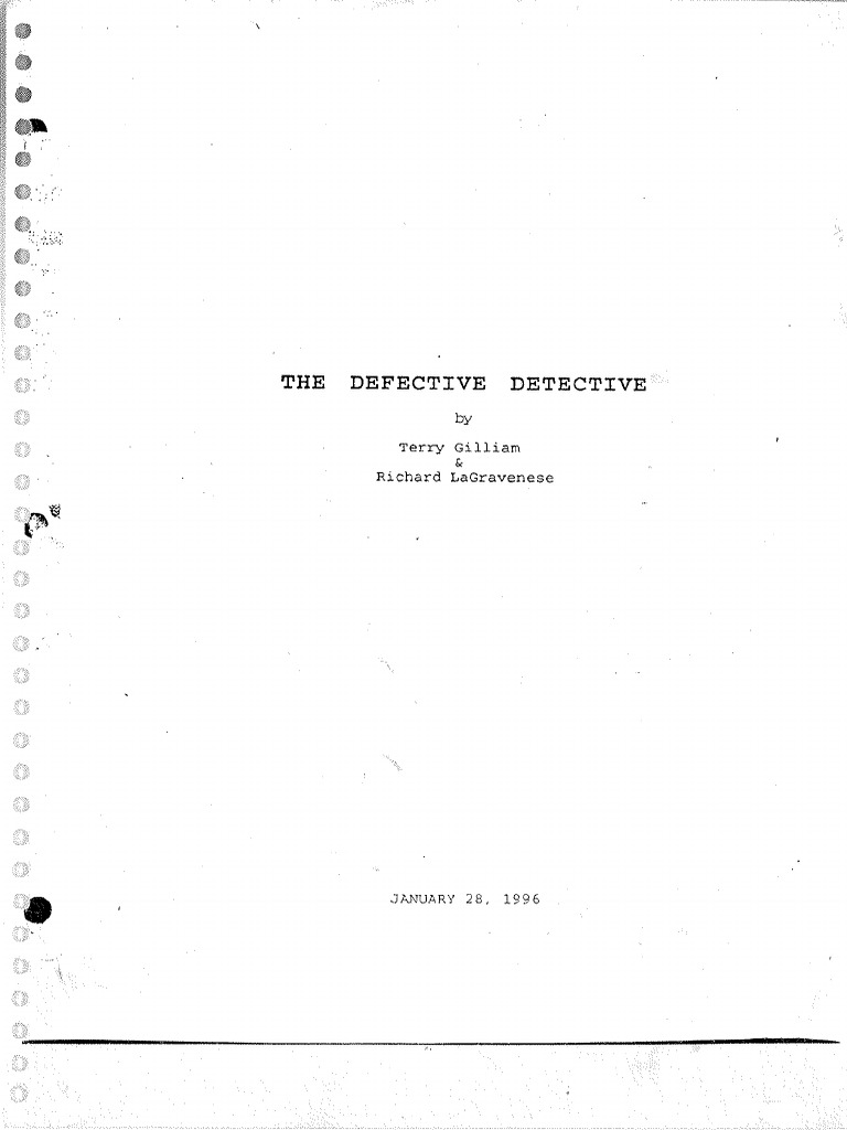 The Defective Detective | PDF