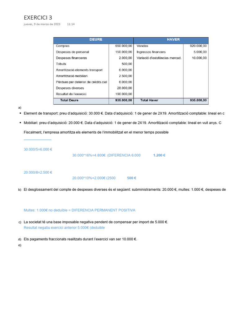 Exercici 3 | PDF