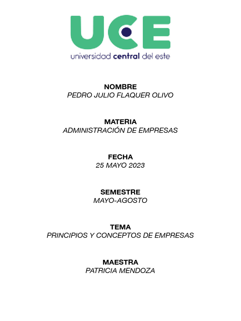 Adm 25mayo P.F | PDF | Business | Economias