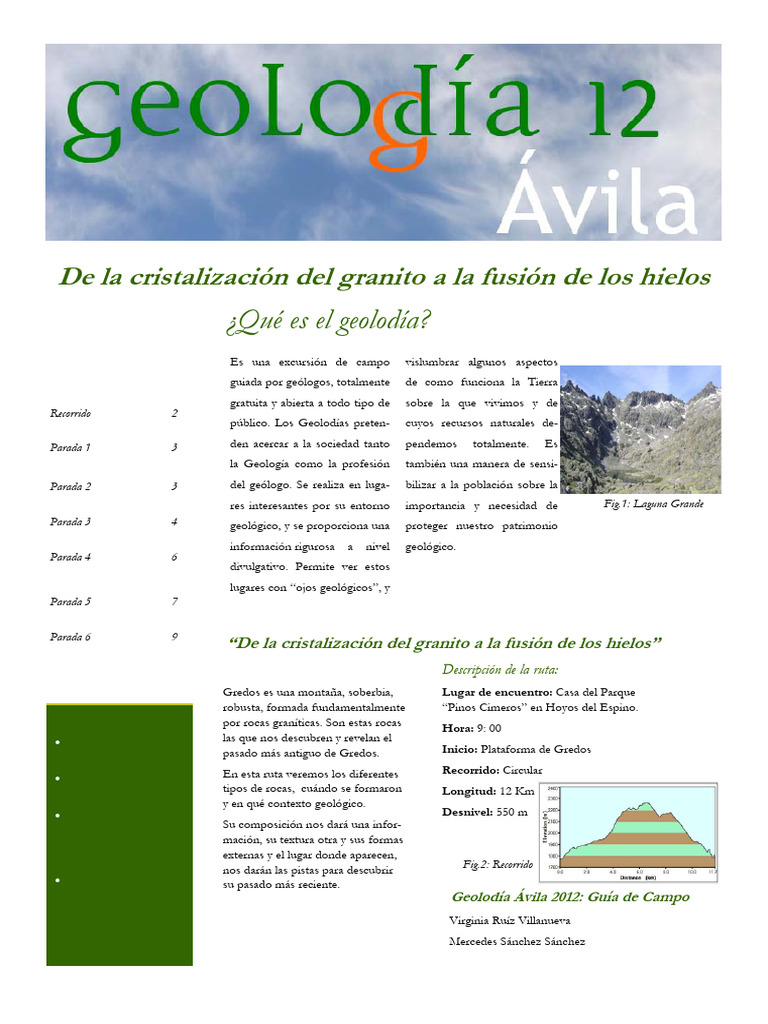 Gdia12triptico Avila | PDF | Placas tectónicas | Roca (geología)