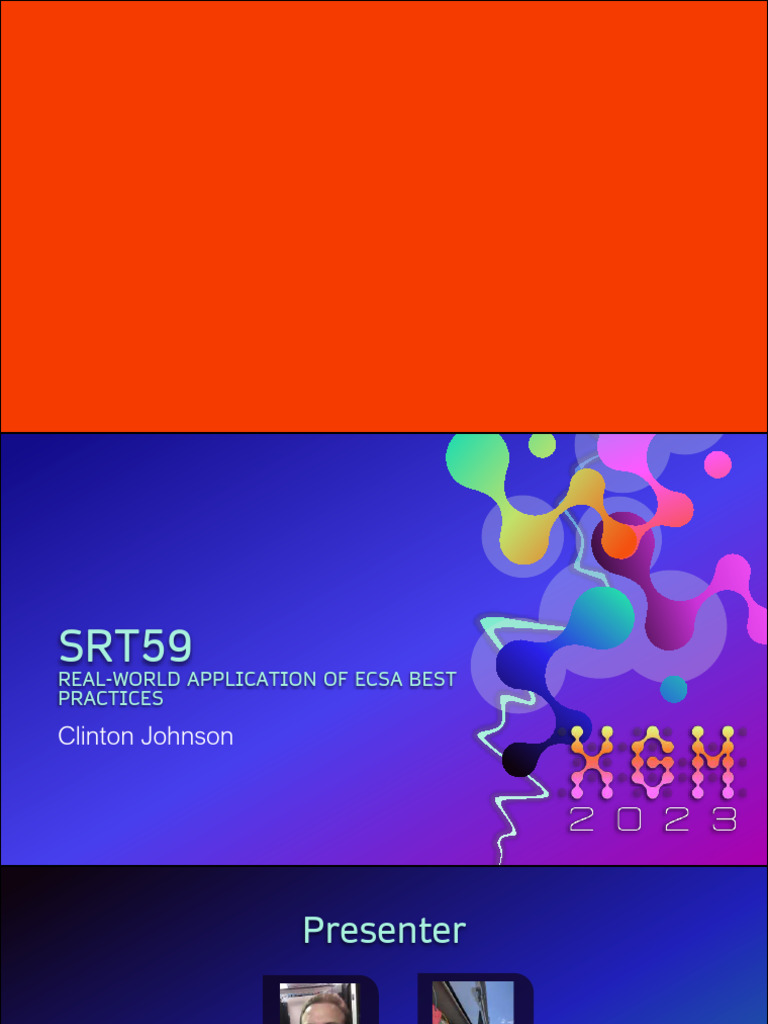 SRT59 Real-World Application of ECSA Best Practices | PDF | Computer Science | Computer Engineering