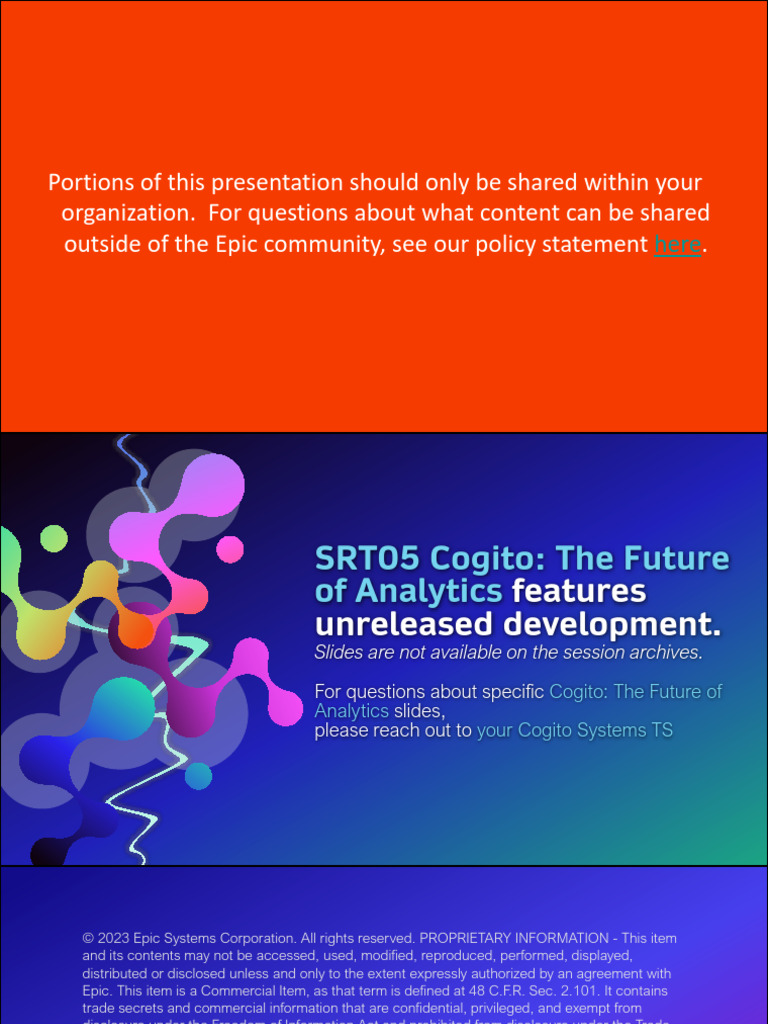 SRT05 Cogito - The Future of Analytics | PDF
