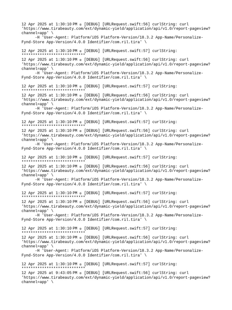 Logout Issue Logs2025!04!12 | PDF | Software | Internet Protocol Based ...