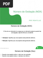 Tabela de Números de Oxidação (NOX) | PDF | Redox | Ligação química