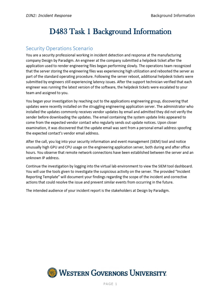 Incident Response for CAD Application Issues | PDF | Computing ...