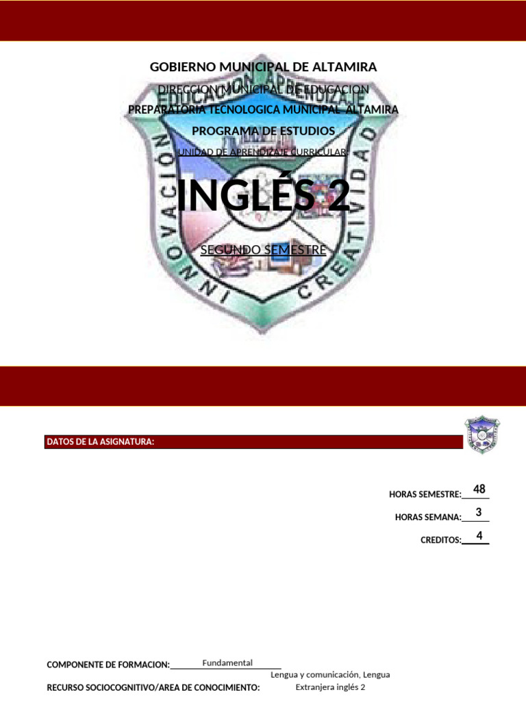 English Progression 2 | PDF | Verbo | Comunicación