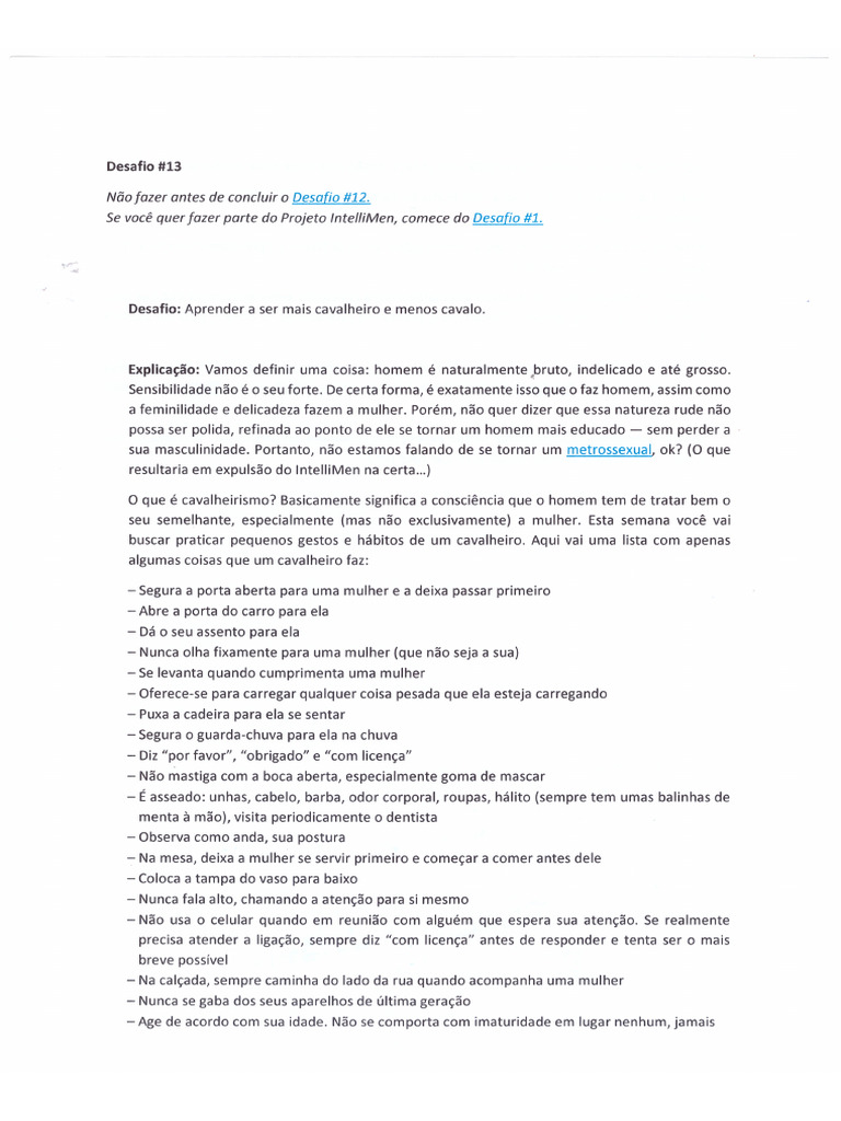 Intellimen Desafio #13 | PDF