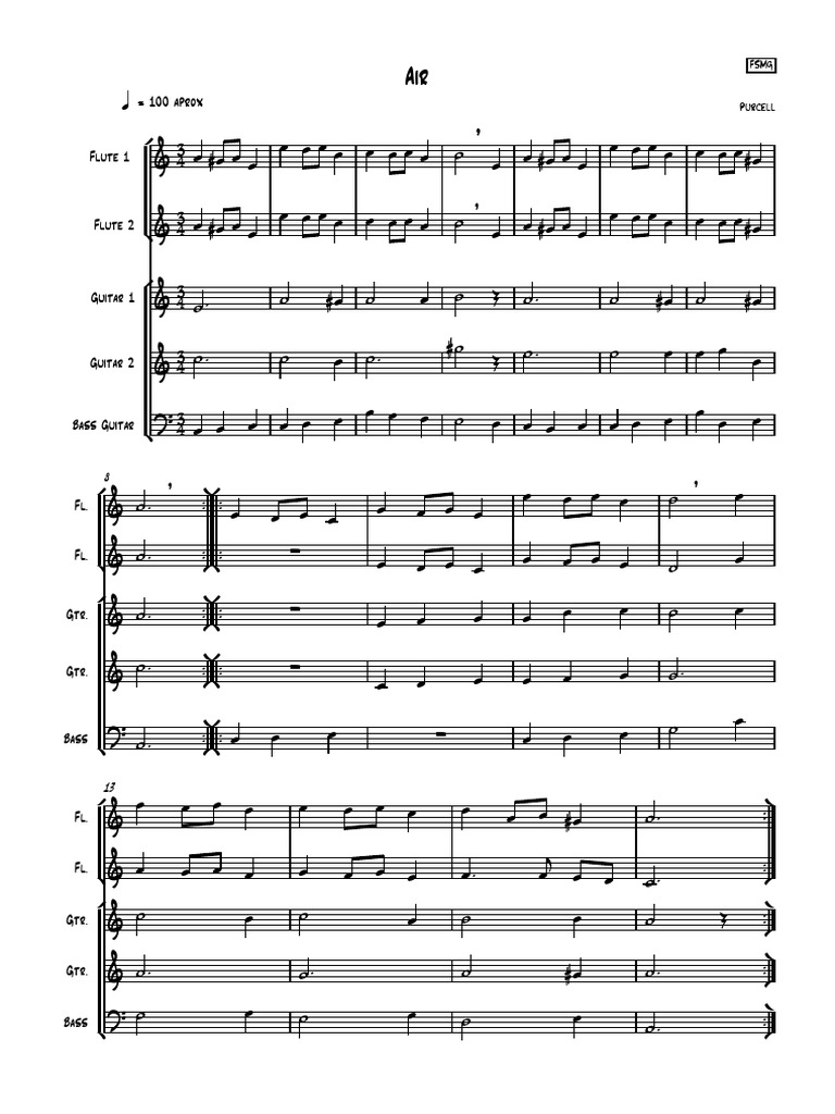 Air (Purcell) | PDF