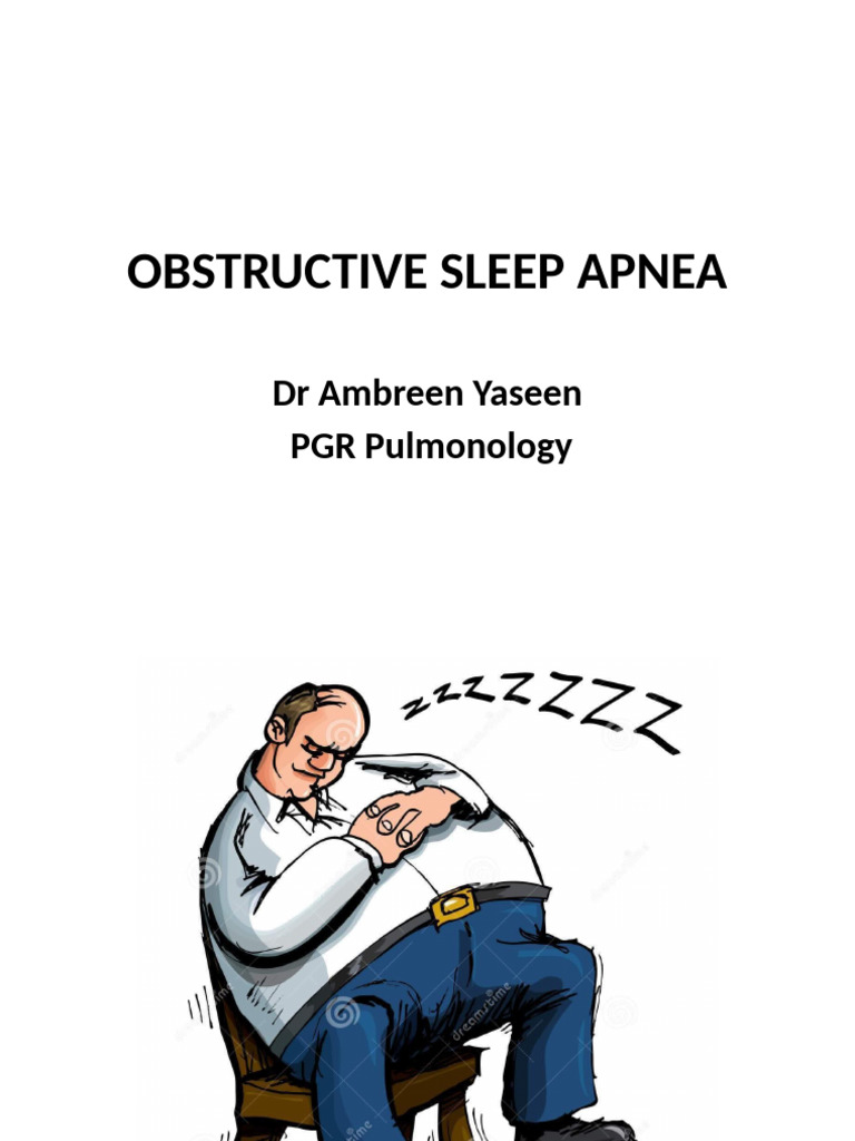 Understanding Obstructive Sleep Apnea | PDF | Sleep Apnea | Human ...