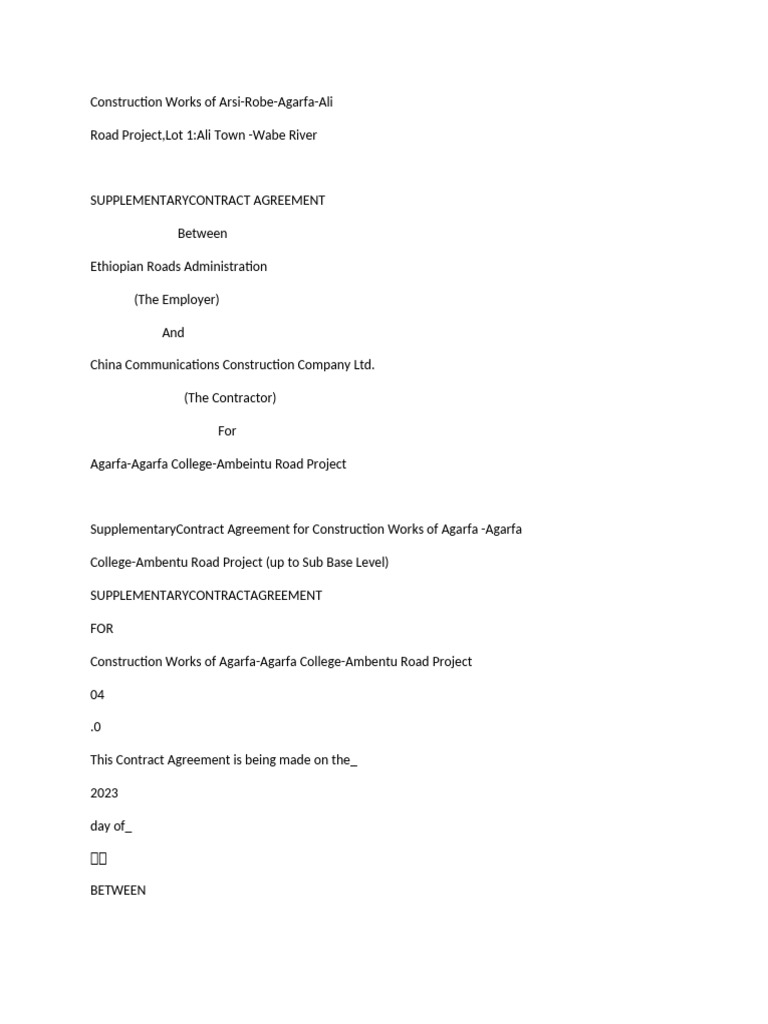Construction Wo-WPS Office | PDF | Ethiopia