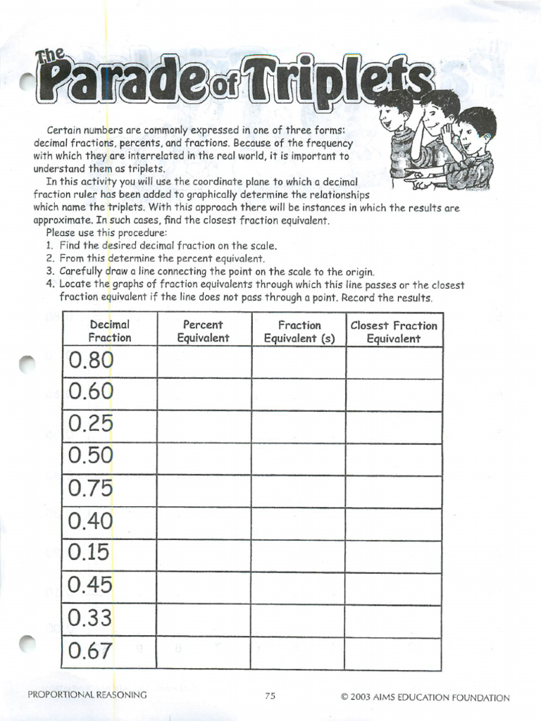 Parade of Triplets | PDF