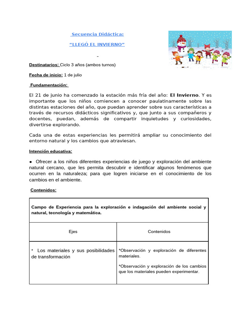 Llegó El Invierno | PDF | Experiencia