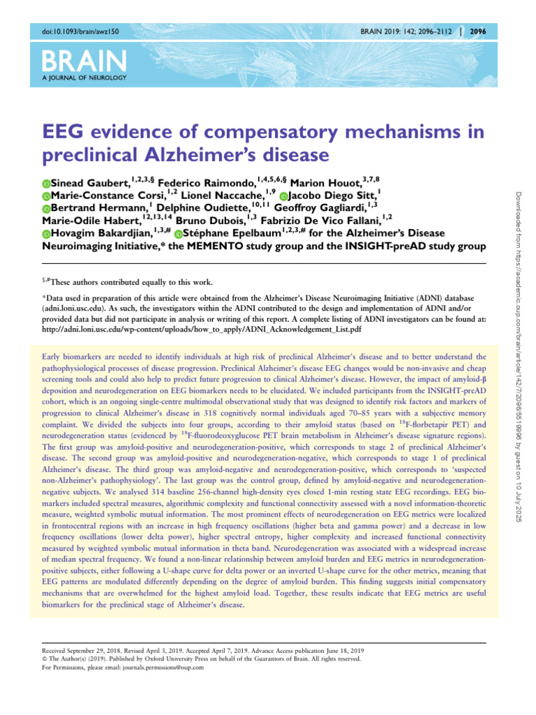 Awz 150 | PDF | Alzheimer's Disease | Electroencephalography