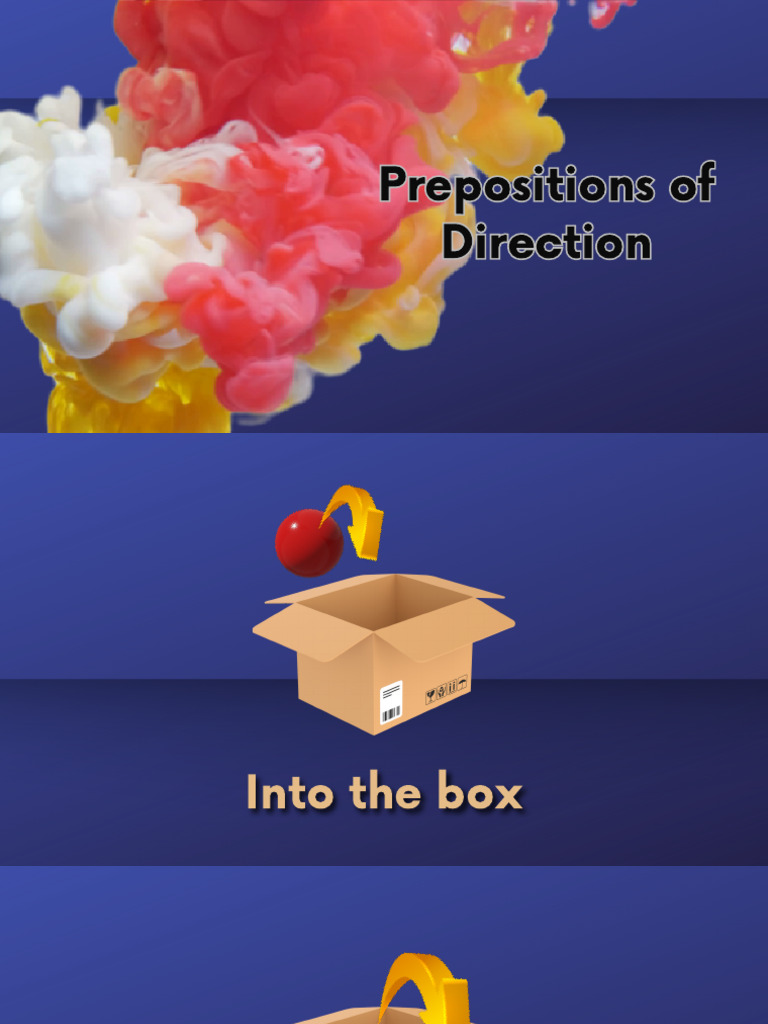 Prepositions of Direction | PDF