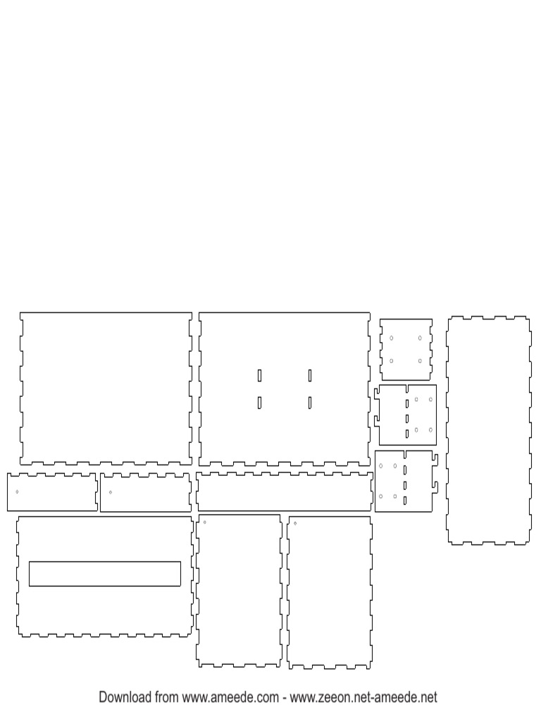 Mailbox Layout S0000583 File CDR and DXF PDF Free Vector Download For ...