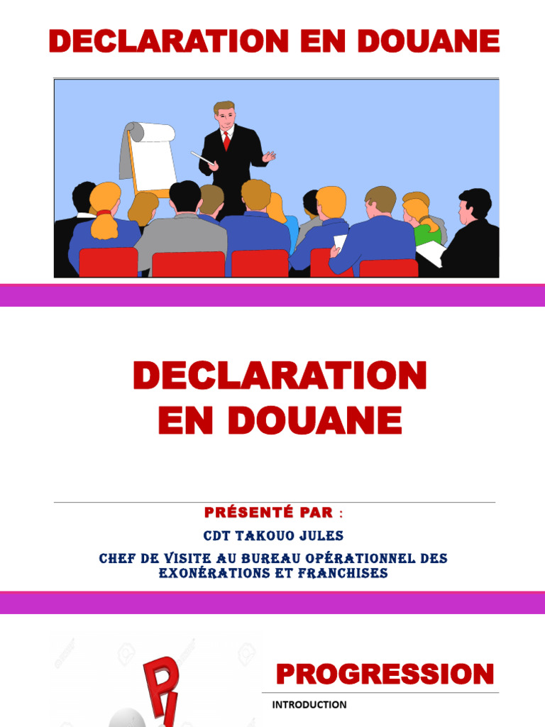 Guide sur la Déclaration en Douane | PDF | Taxe sur la valeur ajoutée