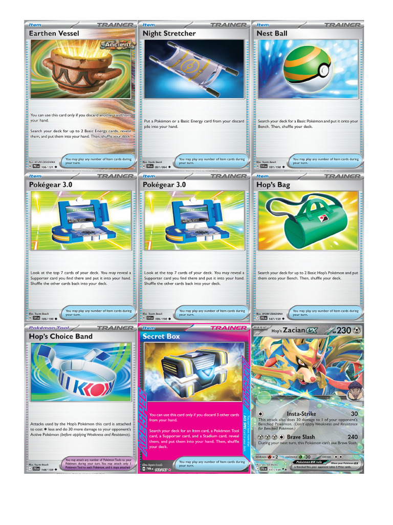 Deck Zacian Paul - Archauldon | PDF