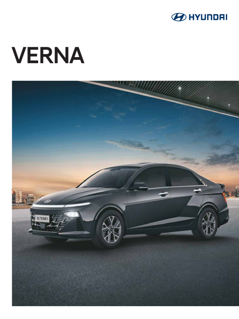 Hyundai Verna SX Plus Brochure | PDF | Anti Lock Braking System | Motor ...
