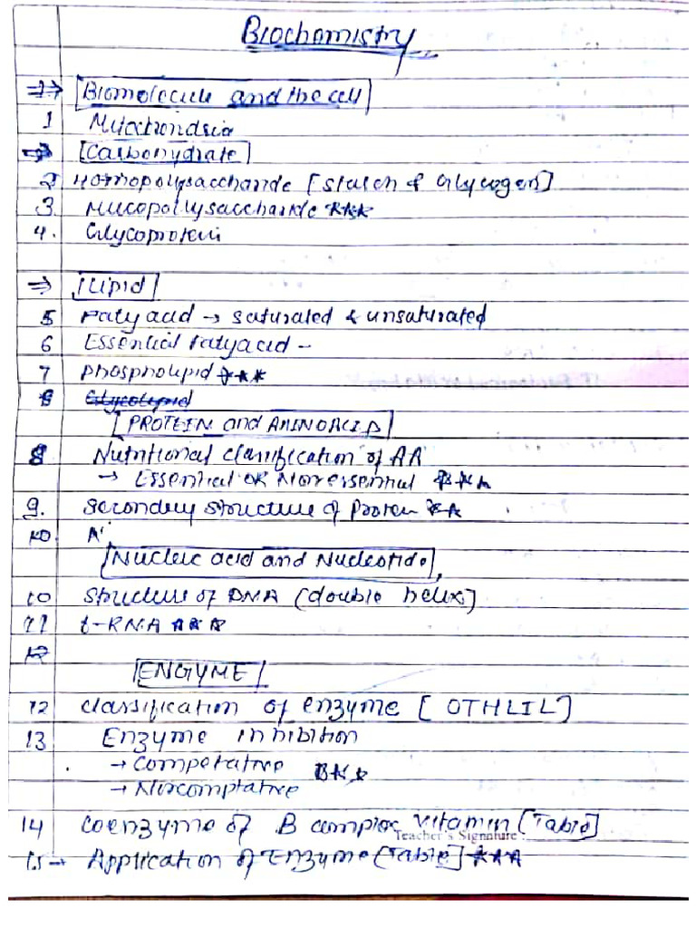 Biochemistry Imp | PDF