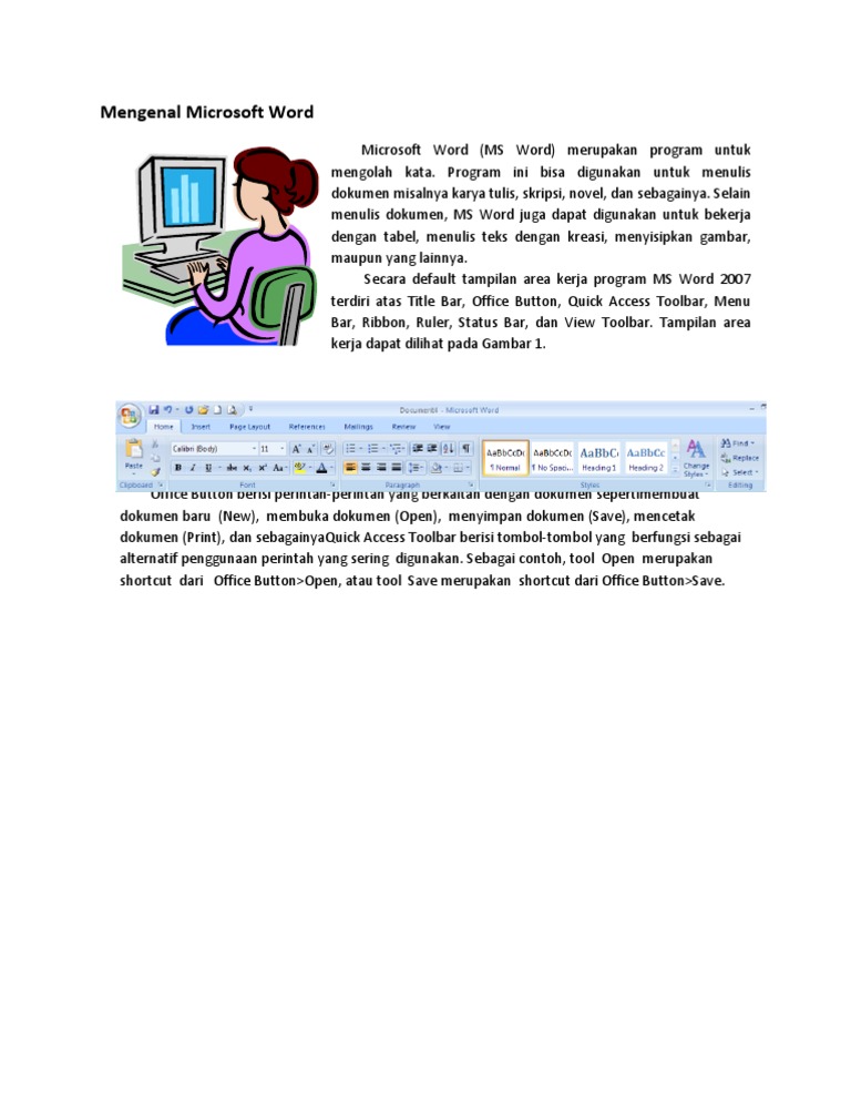 Mengenal Microsoft Word | PDF