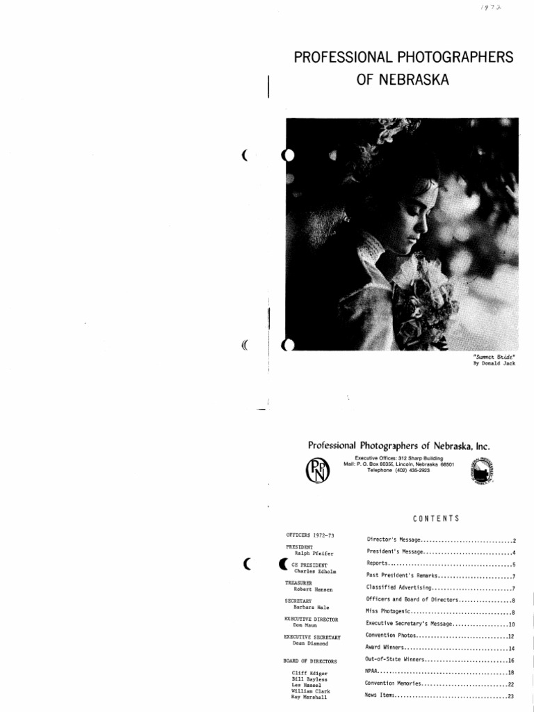 The Nebraska Photographer March 1972... | PDF