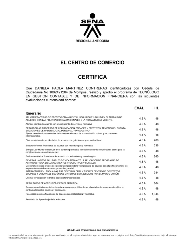 Contenido Tematico y Notas | PDF